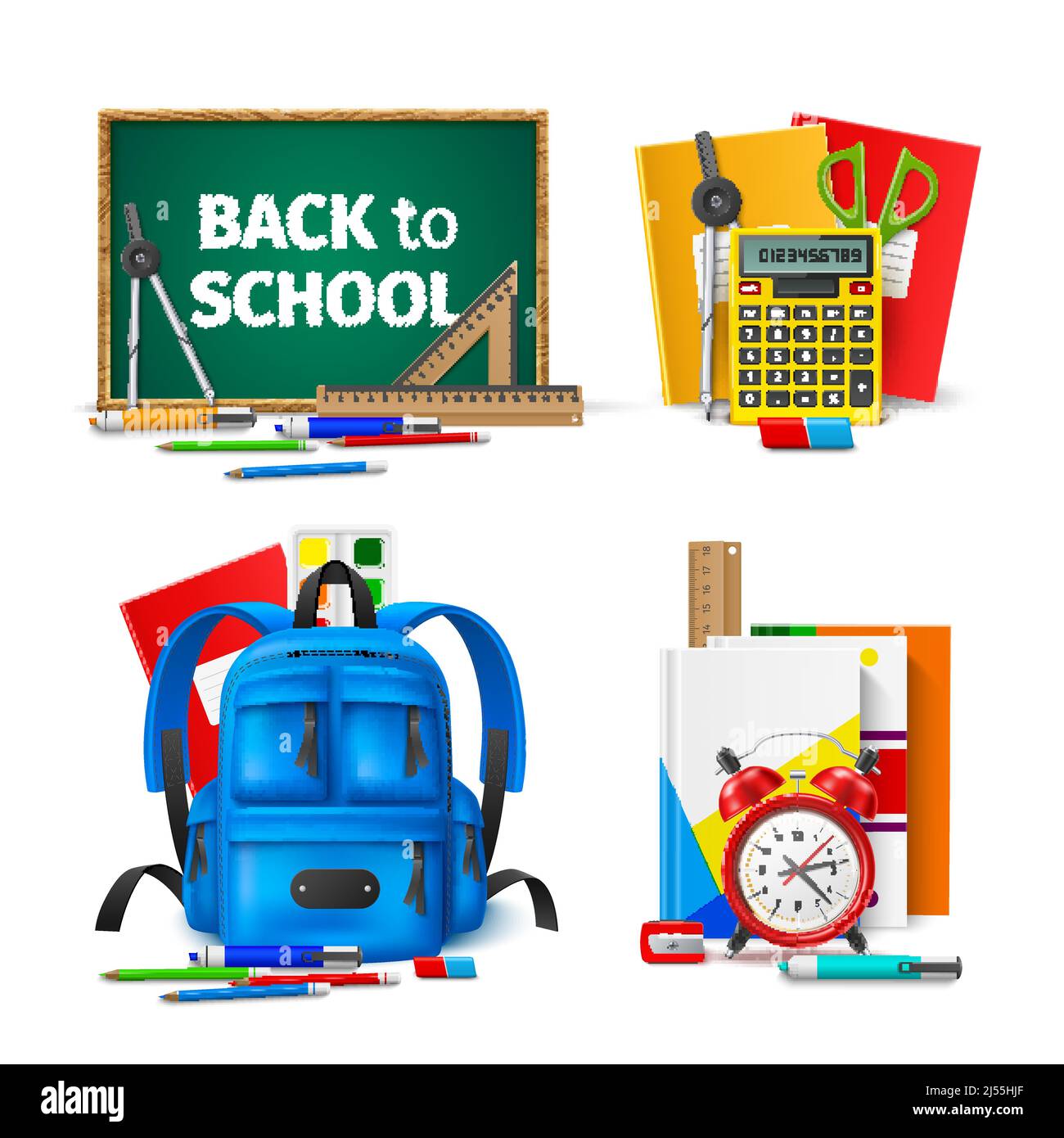 Back to school concepts Stock Vector Images - Alamy