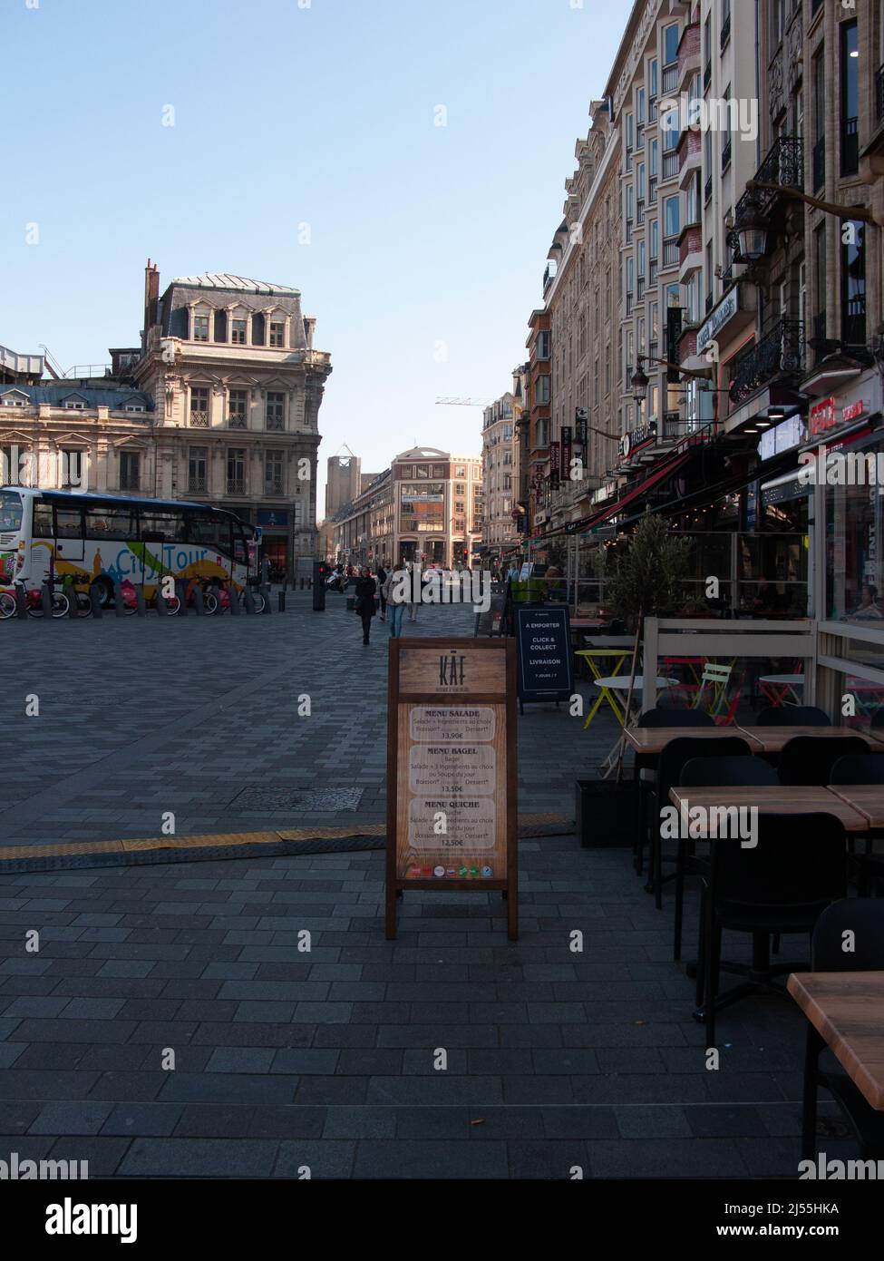 Lille street scene Stock Photo - Alamy