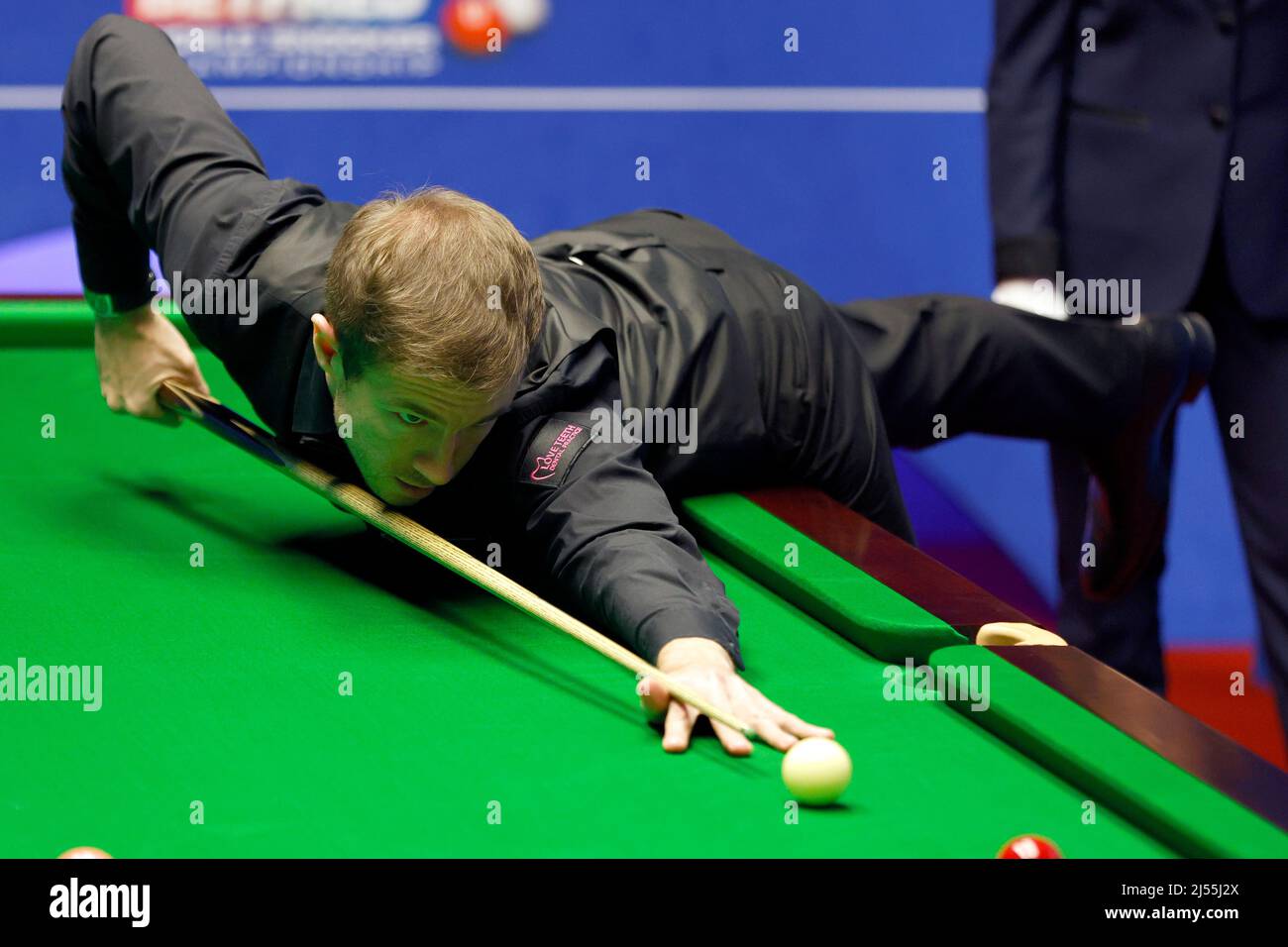 Jack Lisowski during day five of the Betfred World Snooker ...