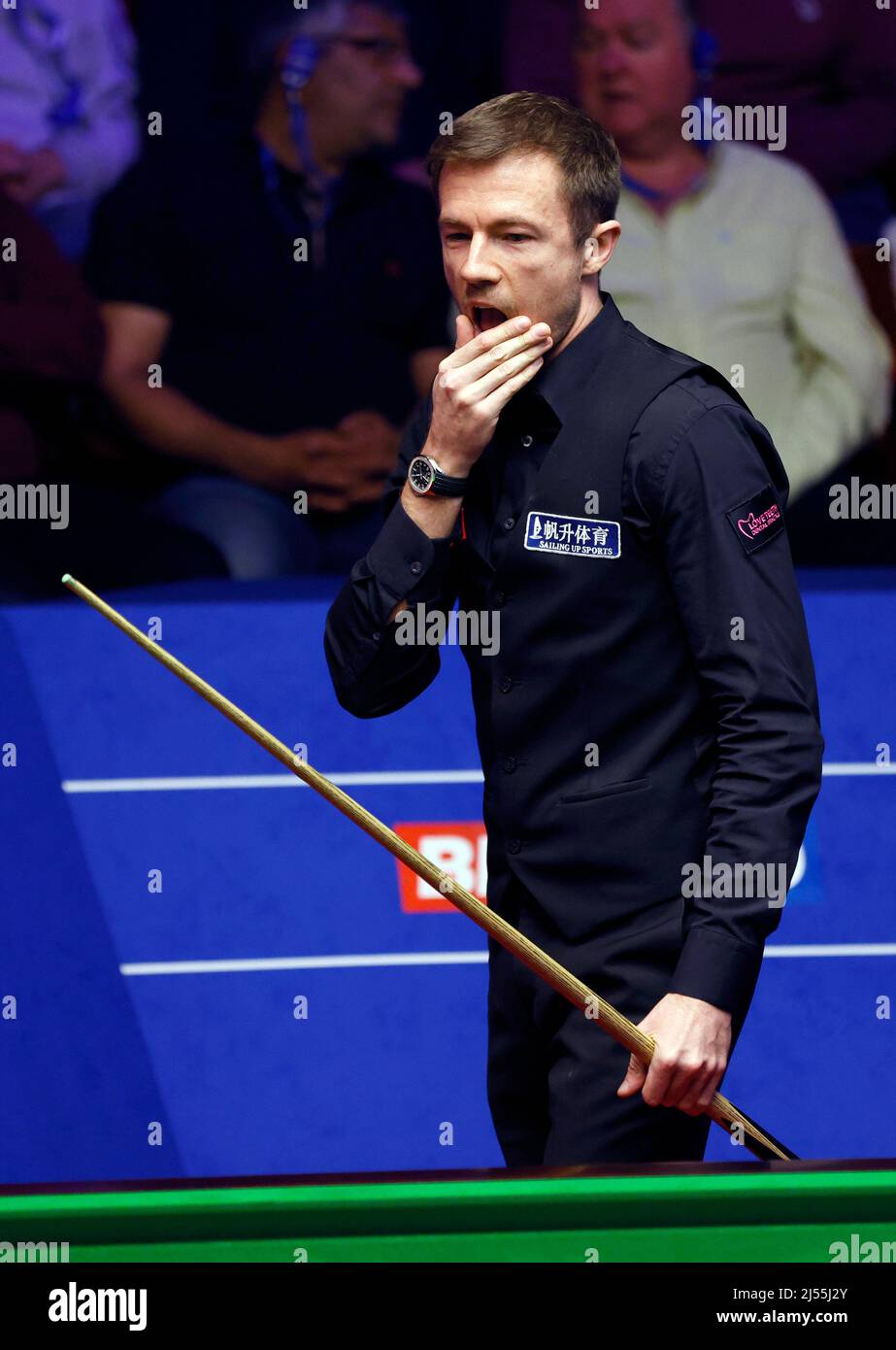 Jack Lisowski during day five of the Betfred World Snooker ...