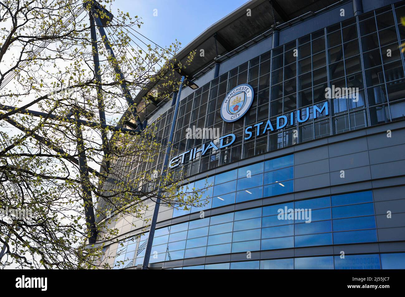 External view of the Etihad stadium Stock Photo - Alamy