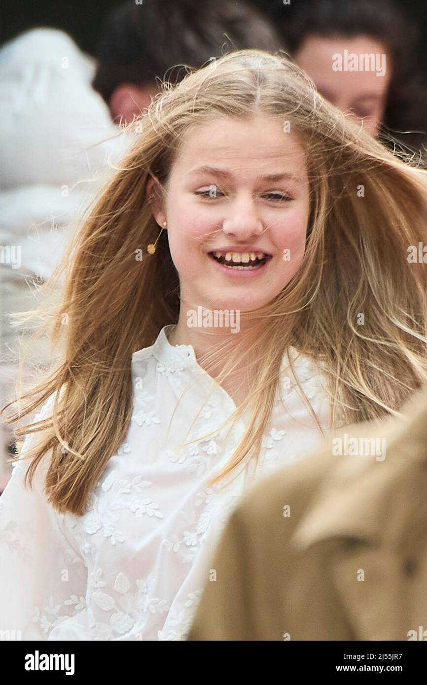 20-04-2022 Madrid Princess Leonor attend the youth and cybersecurity ...