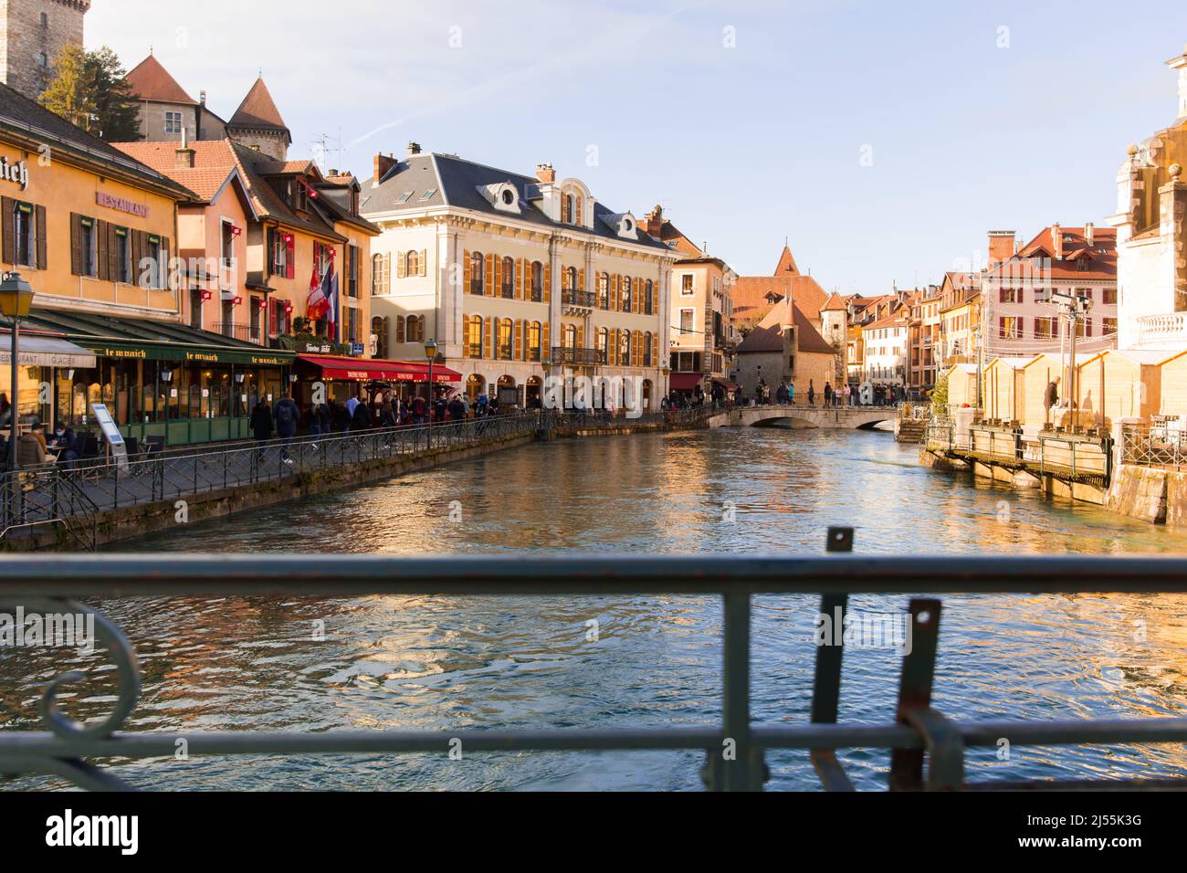 Annecy. FRANCE. old buildings of the historical part of the city Stock ...