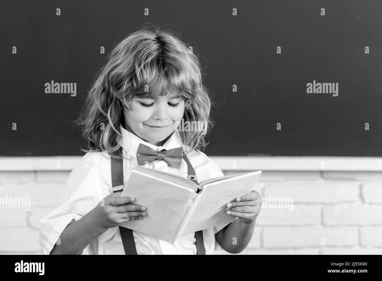 Smart child clever school Black and White Stock Photos & Images - Alamy