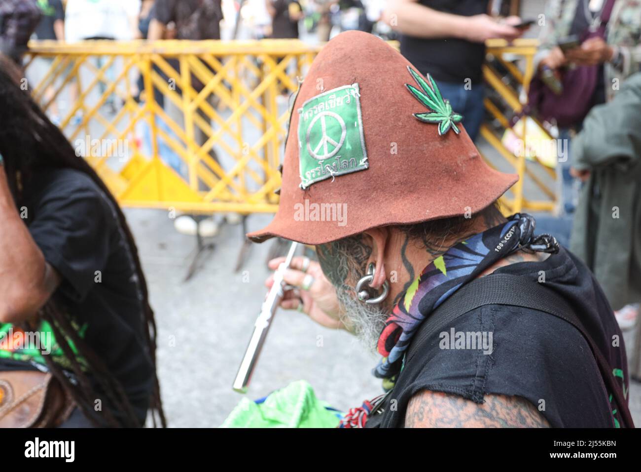 Protesters for cannabis support groups Rally on 420 World Cannabis Day ...