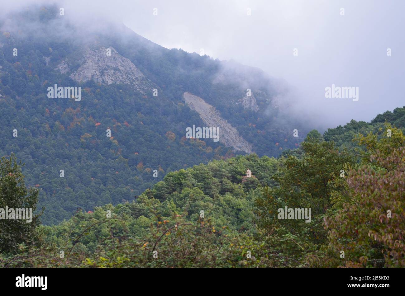The Peña Montañesa, part of Cotiella limestone massif, Aragonese ...