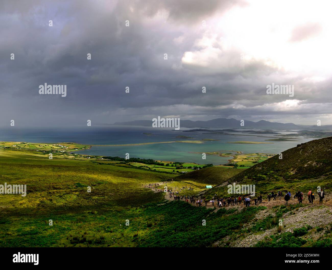 Croagh Patrick Reek, County Mayo, Ireland Stock Photo - Alamy