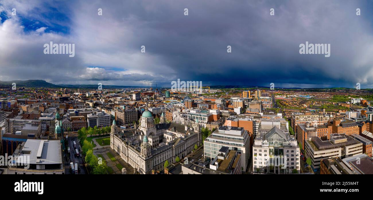 Belfast bridge over lagan hi-res stock photography and images - Alamy