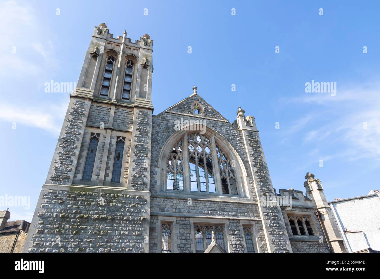 Church ruin in Dover center, Kent, United Kingdom Stock Photo - Alamy