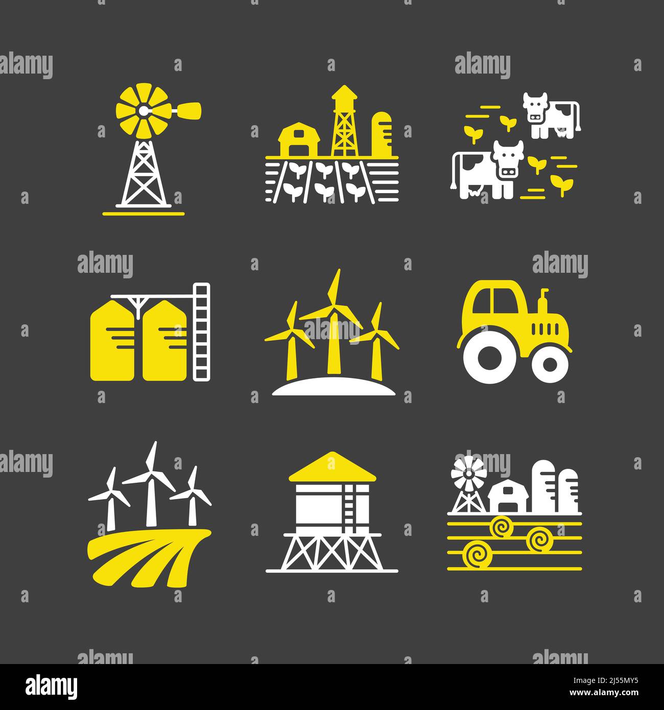 Farm Field glyph icon. Agriculture sign. Graph symbol for your web site ...