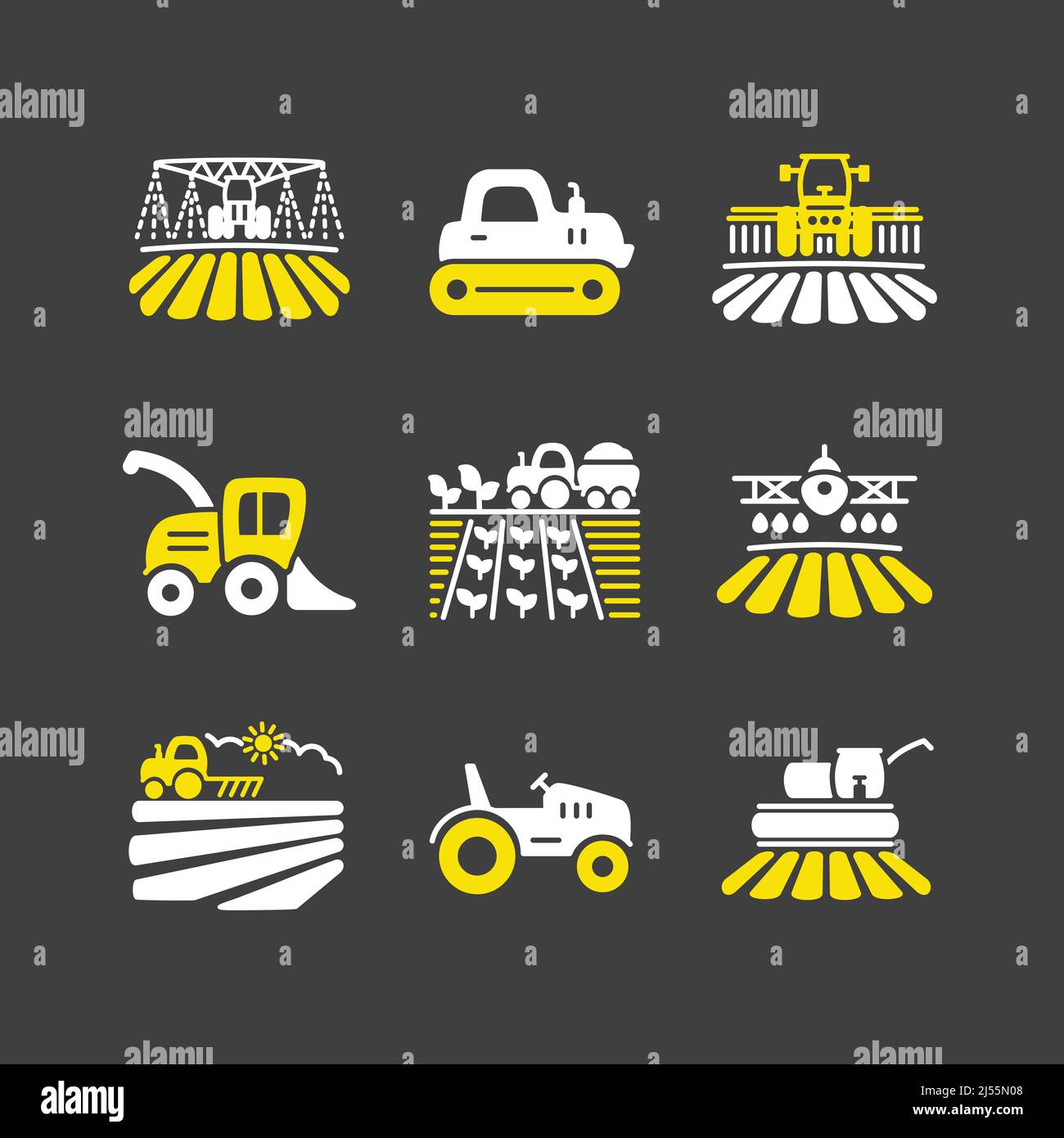 Farm Field glyph icon. Agriculture transport sign. Graph symbol for ...