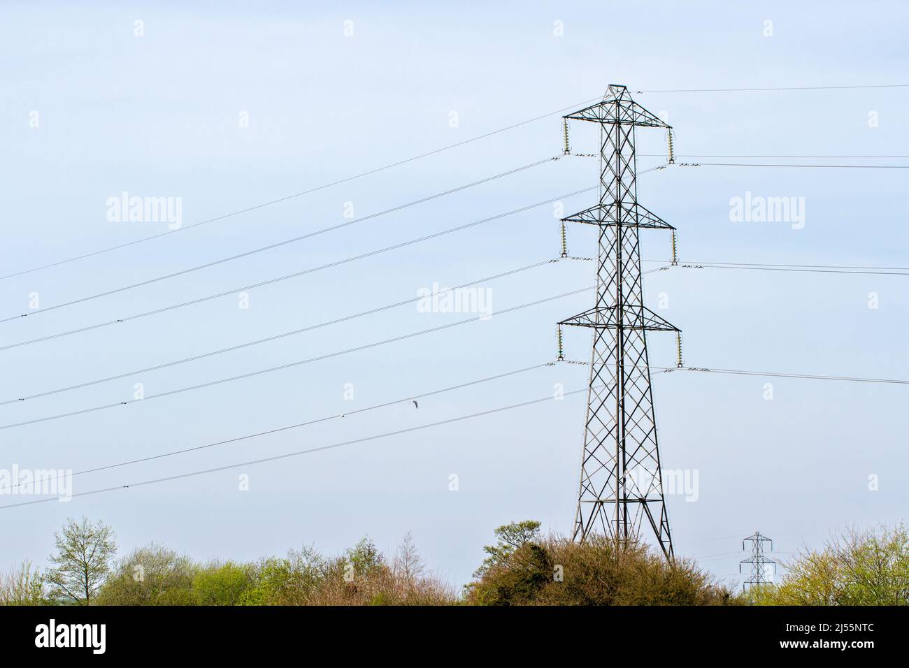 Wires and pylon hi-res stock photography and images - Alamy