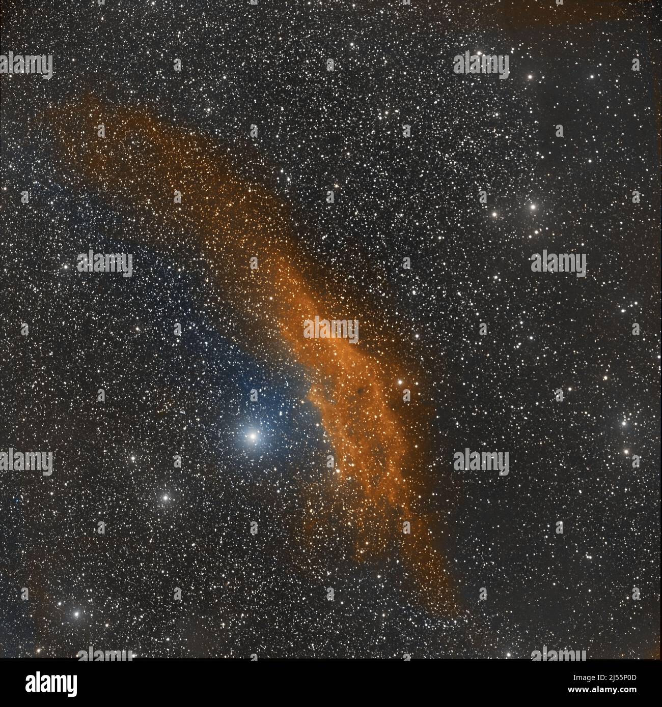 The California Nebula is an emission nebula located in the ...