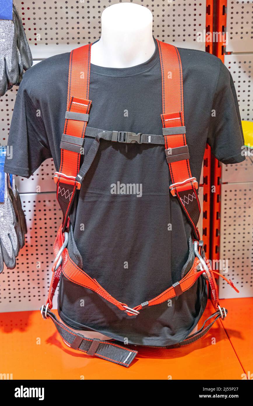 New Fall Arrest Safety Harness Work Gear Equipment Stock Photo - Alamy