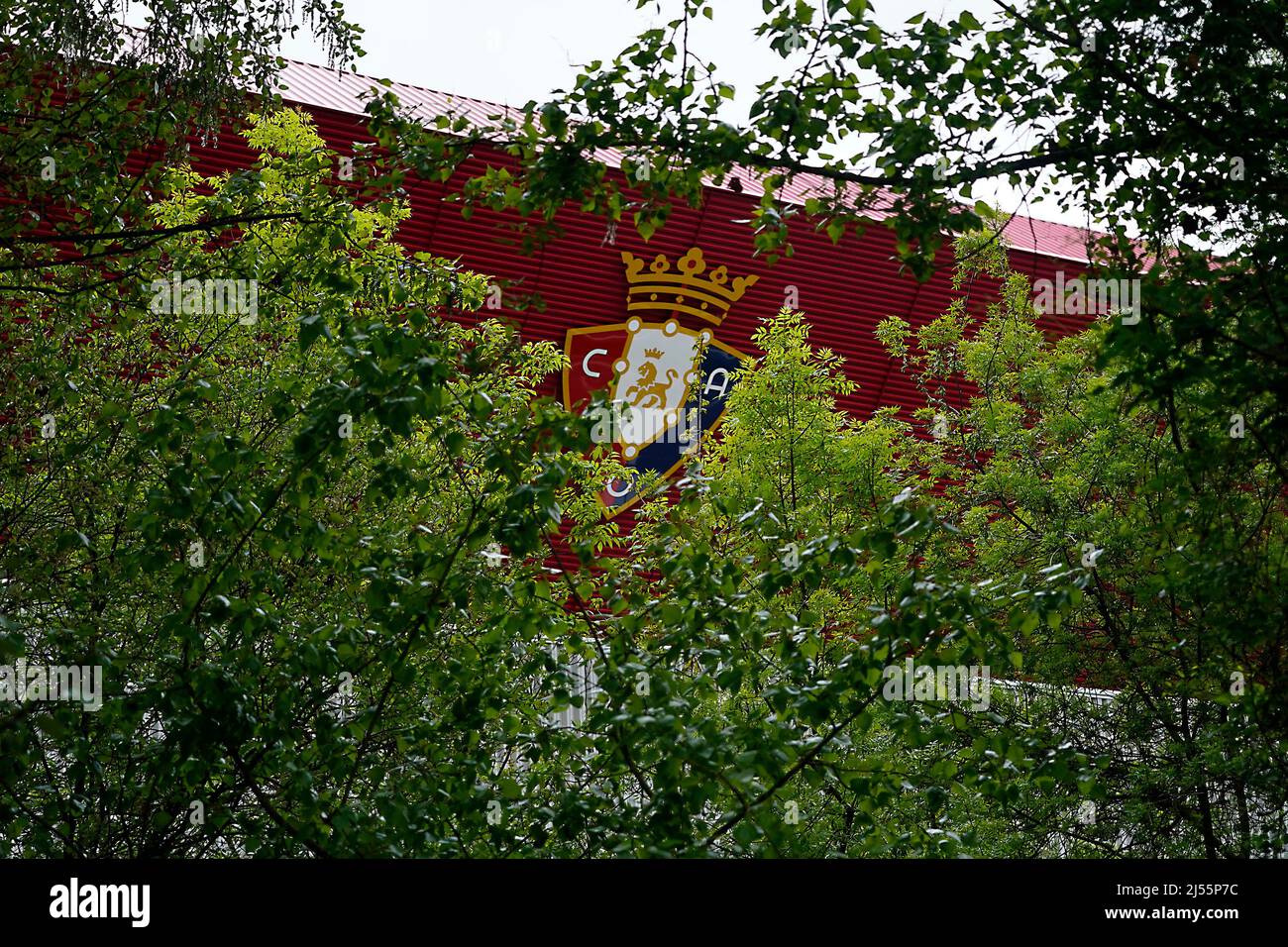 Pamplona, Spain, April 20, 2022, El Sadar Stadium during the La Liga ...