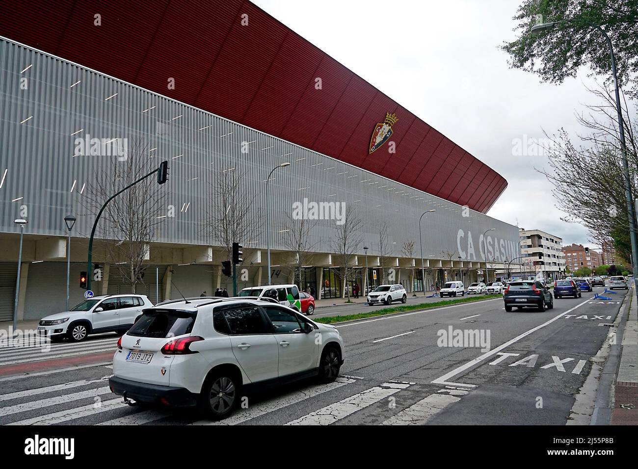 Pamplona, Spain, April 20, 2022, El Sadar Stadium during the La Liga ...