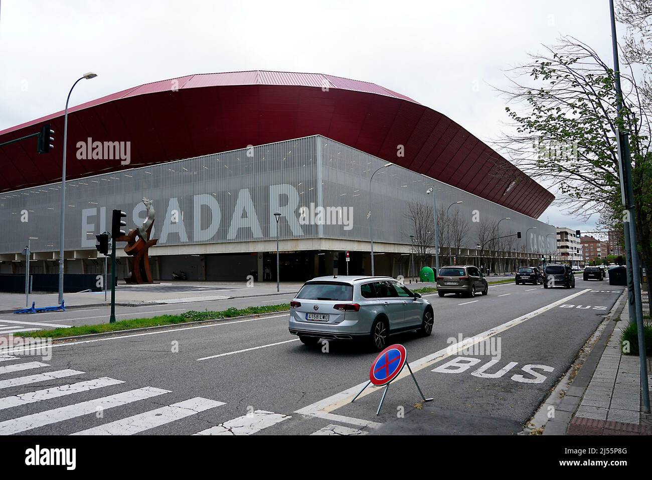 Pamplona, Spain, April 20, 2022, El Sadar Stadium during the La Liga ...