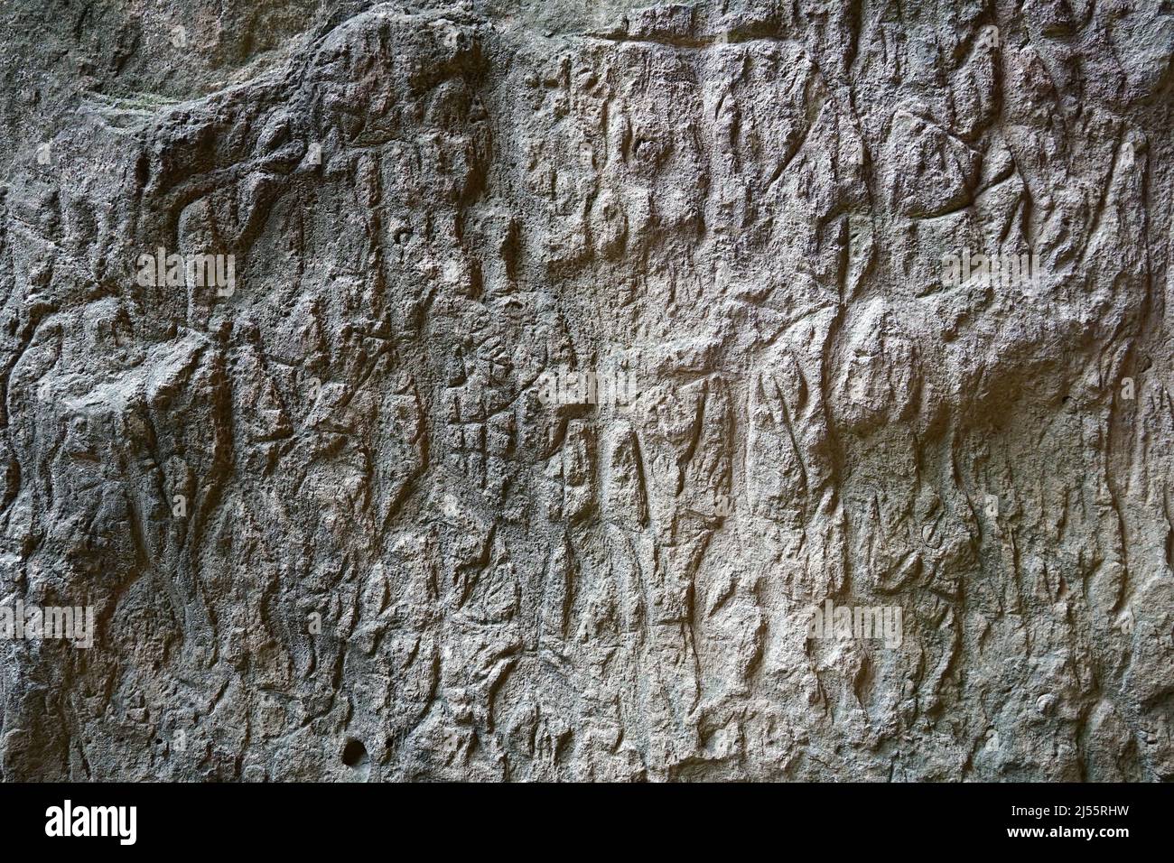 Petroglyphs on rock, Gobustan Rock Art, Gobustan State Historical and ...