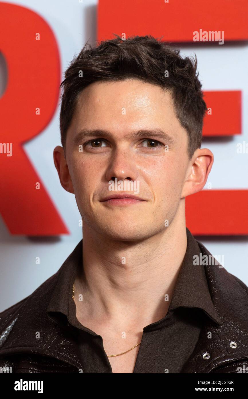 London, UK. 20 April 2022. Tom Prior attending the UK premiere of ...