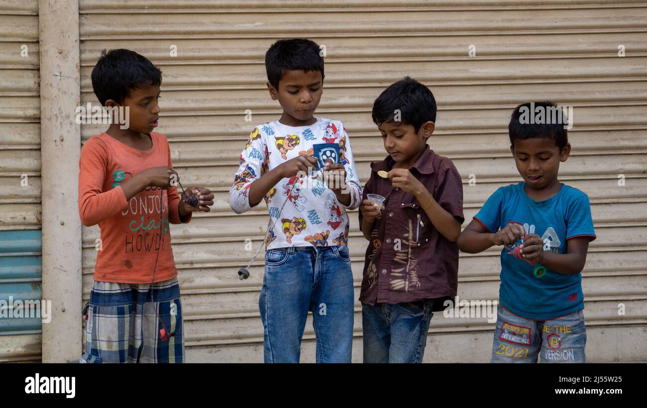 Happy Homeless Children