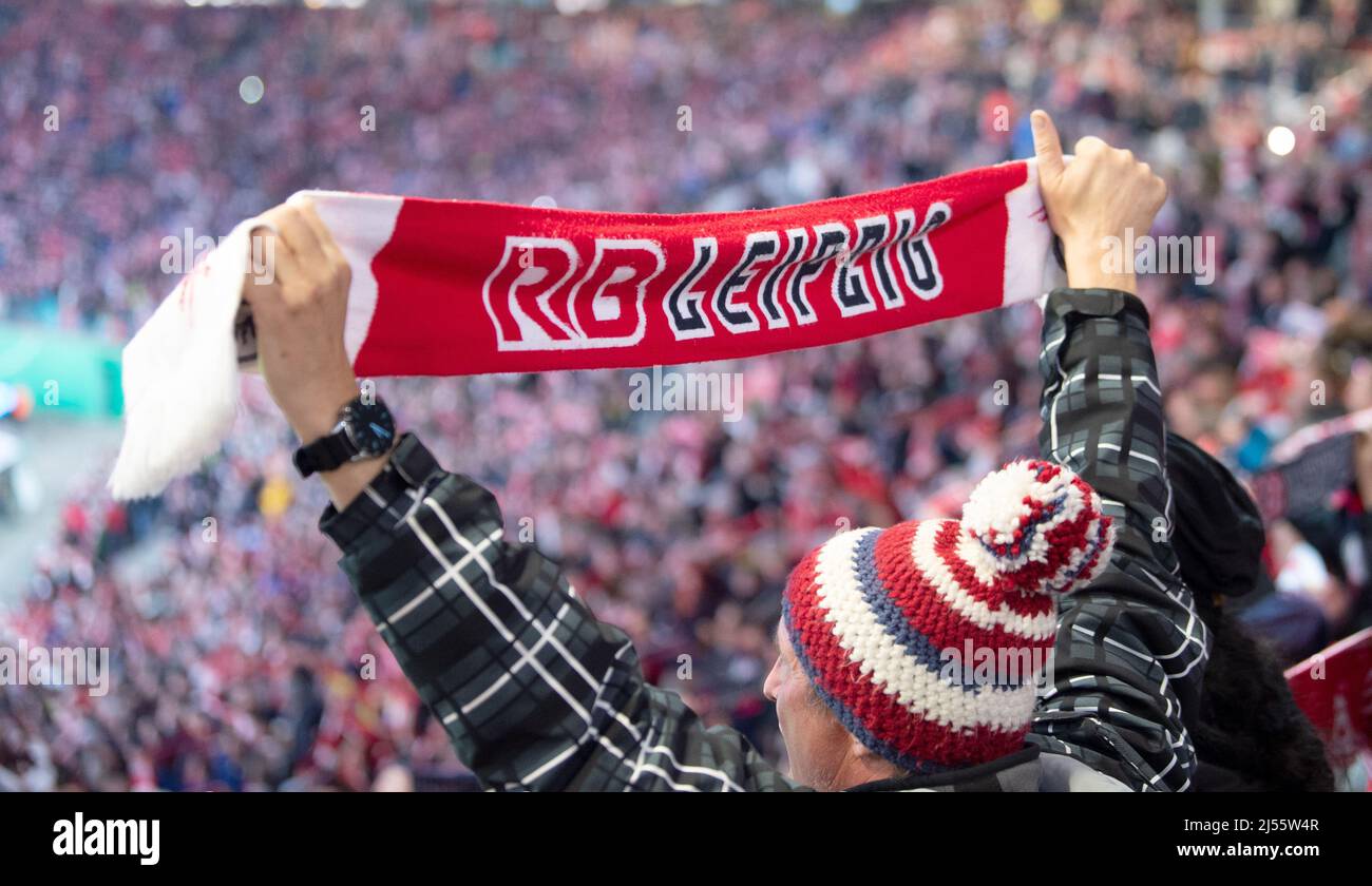Leipzig, Germany. 20th Apr, 2022. Soccer: DFB Cup, RB Leipzig - 1. FC ...