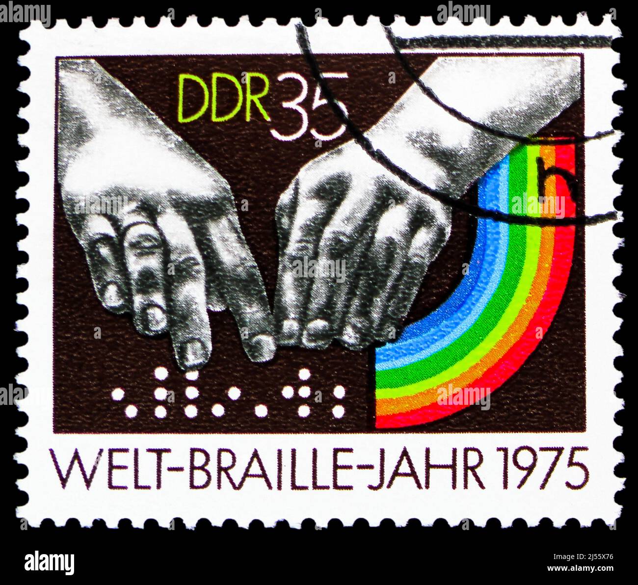 MOSCOW, RUSSIA - MARCH 27, 2022: Postage stamp printed in Germany shows ...