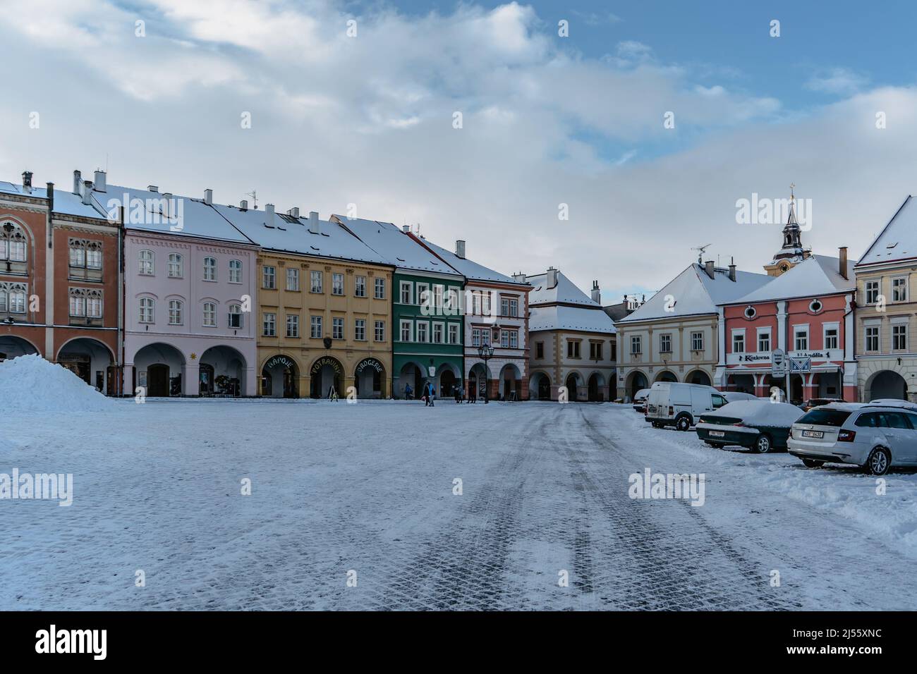Jicin, Czech Republic-January 22,2022.Urban monument reservation of ...