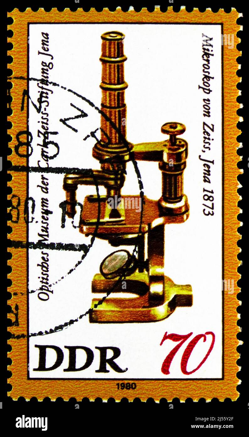 MOSCOW, RUSSIA - MARCH 27, 2022: Postage stamp printed in Germany shows ...