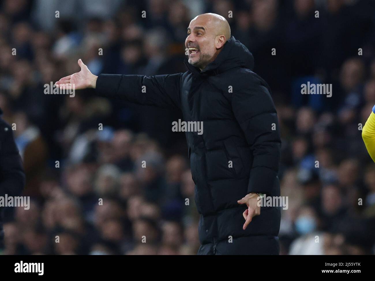 Manchester, England, 20th April 2022. Josep Guardiola manager of ...