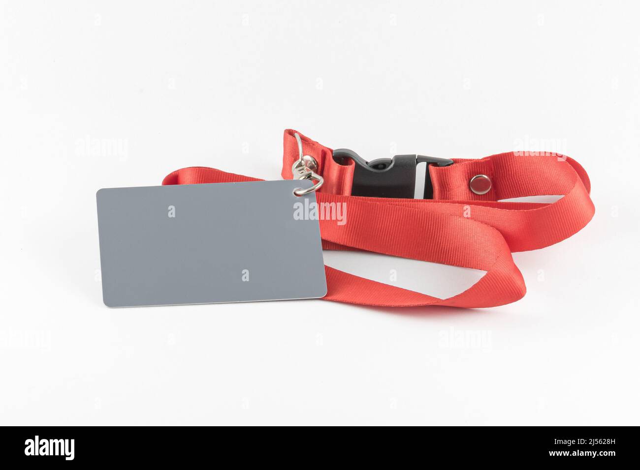 grey card isolated on white background Stock Photo - Alamy