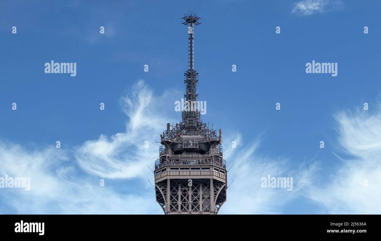 Eiffel tower wireless station hi-res stock photography and images - Alamy