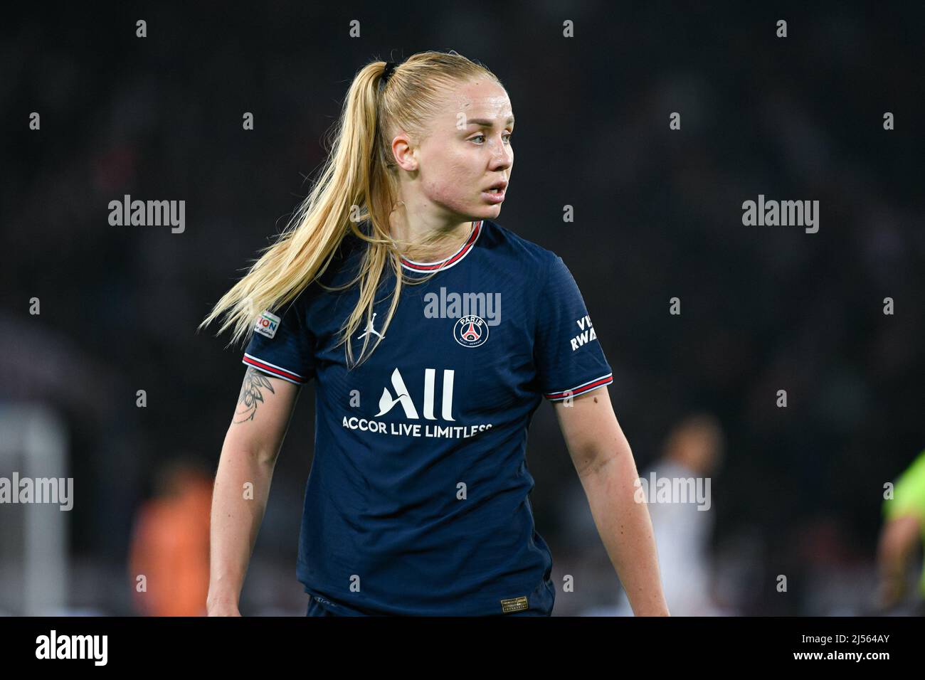 Paulina Dudek of PSG during the UEFA Women's Champions League, Quarter ...