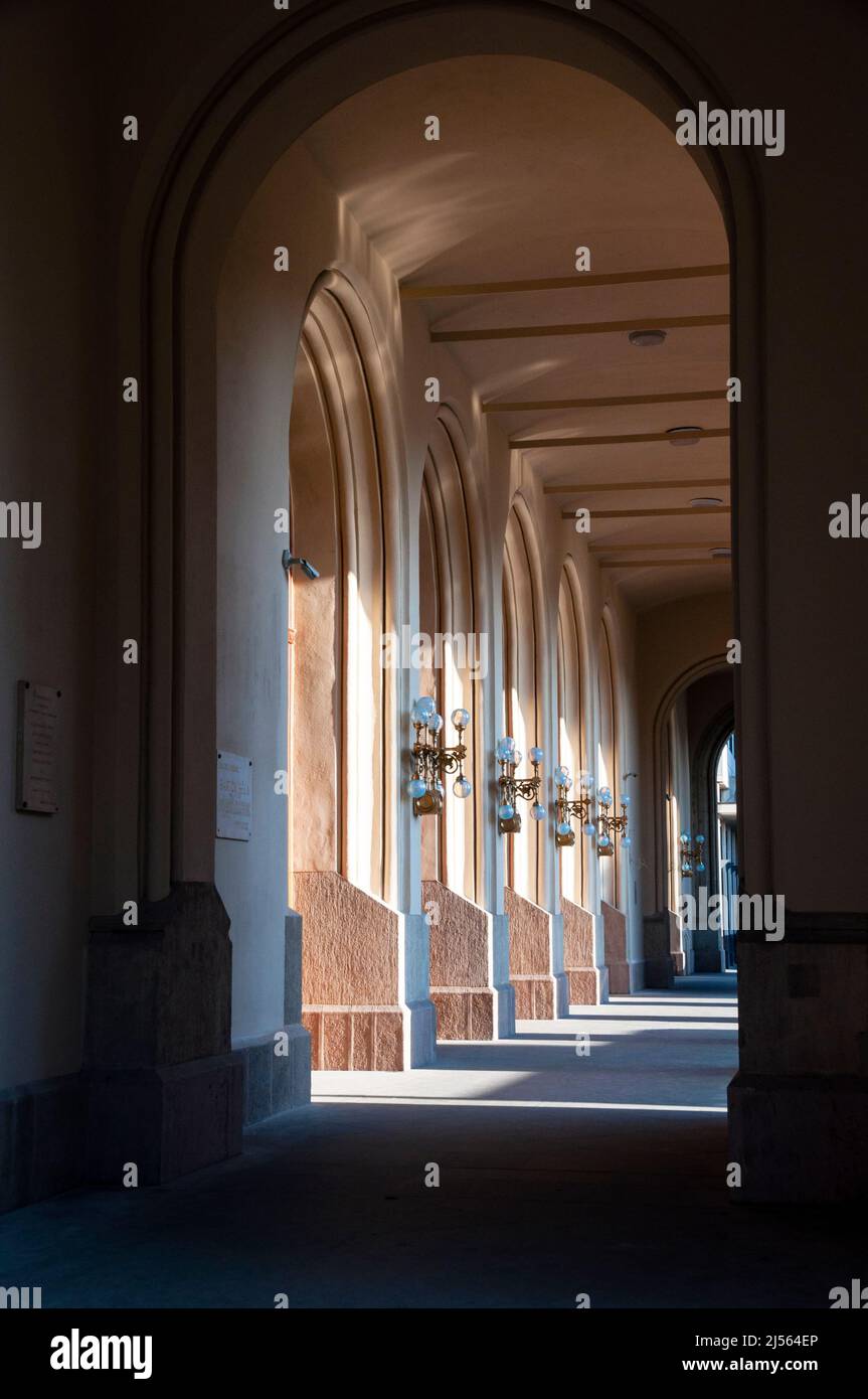 Archway of the grand hotel hi-res stock photography and images - Alamy