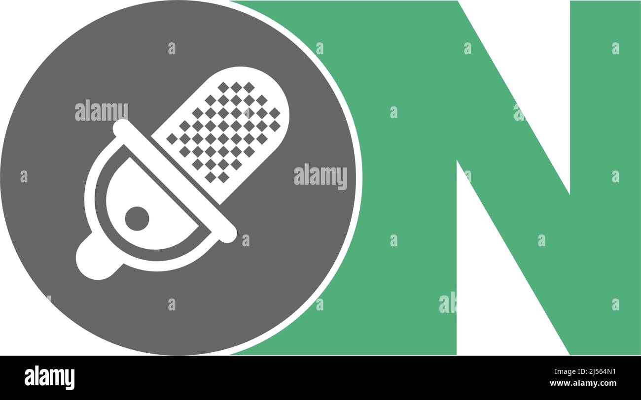 Microphone, mic icon logo design illustration vector Stock Vector Image ...