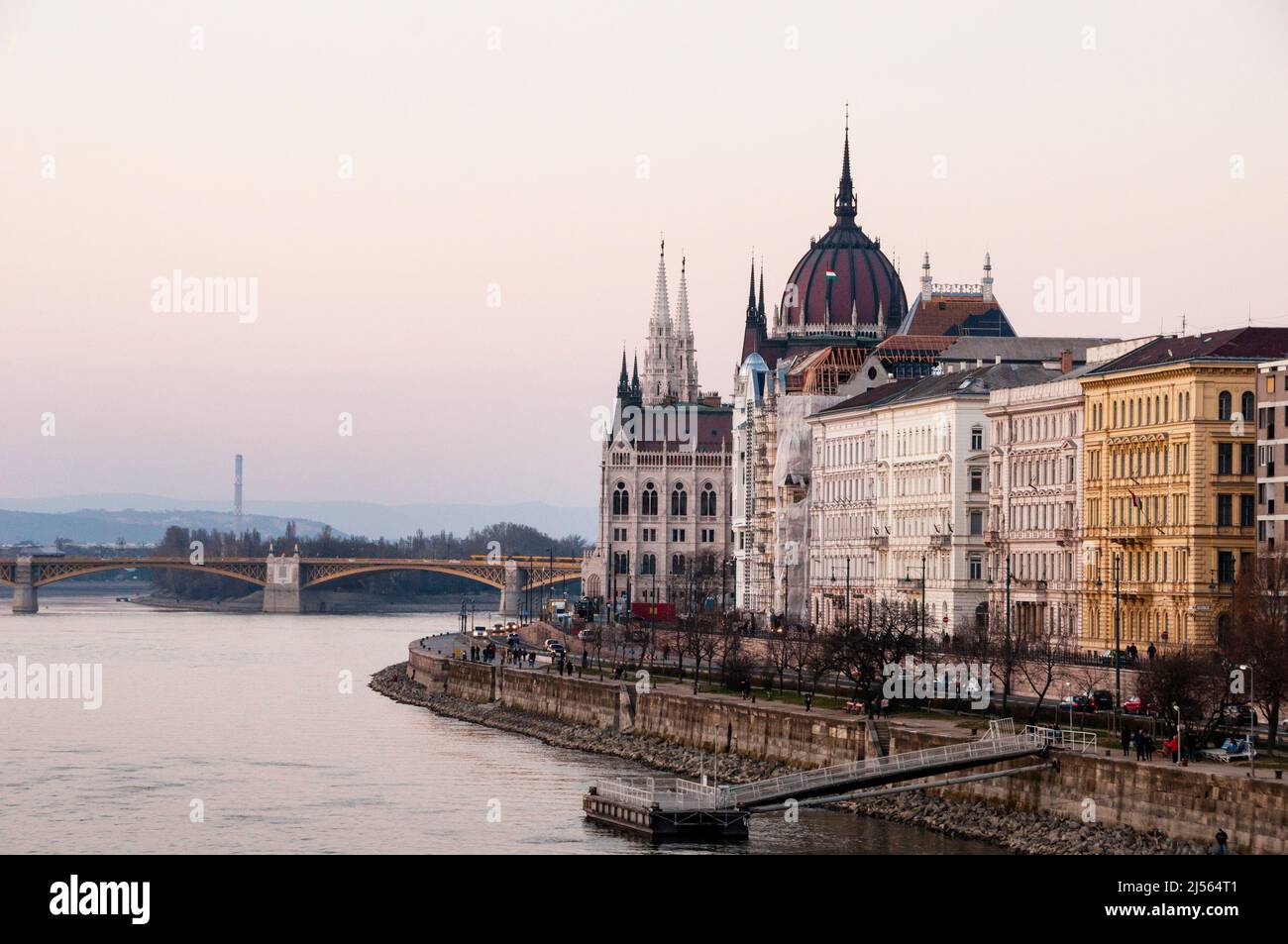 Gothic Revival Hungarian Parliament Building with a Renaissance style ...