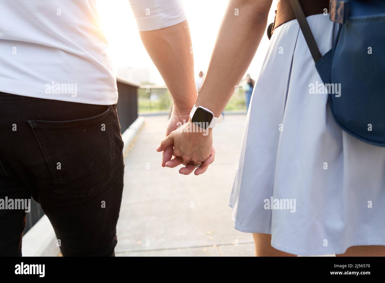 Married couple hold hands hi-res stock photography and images - Alamy
