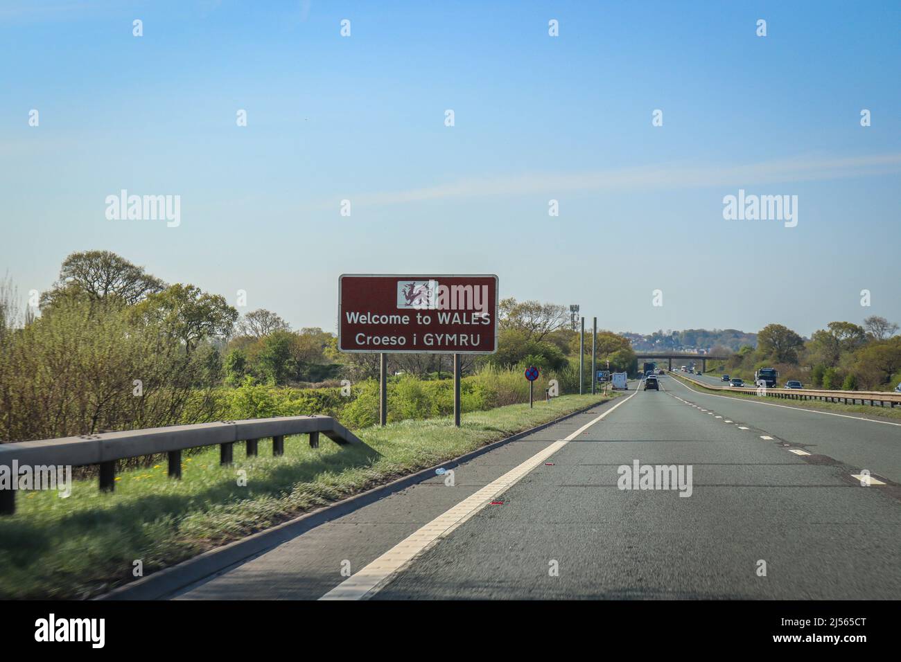 Welcome to wrexham sign hi-res stock photography and images - Alamy