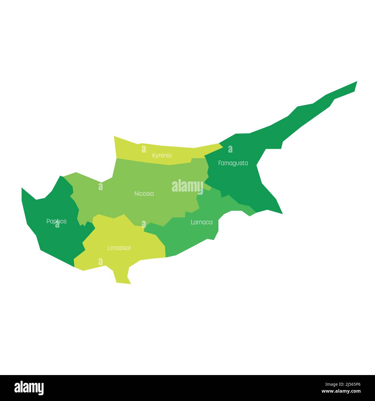 Map of paphos Stock Vector Images - Alamy