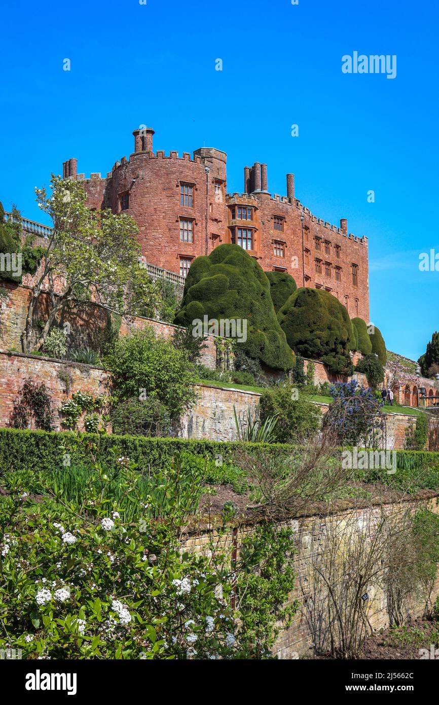 Beautiful castle on a hill hi-res stock photography and images - Alamy