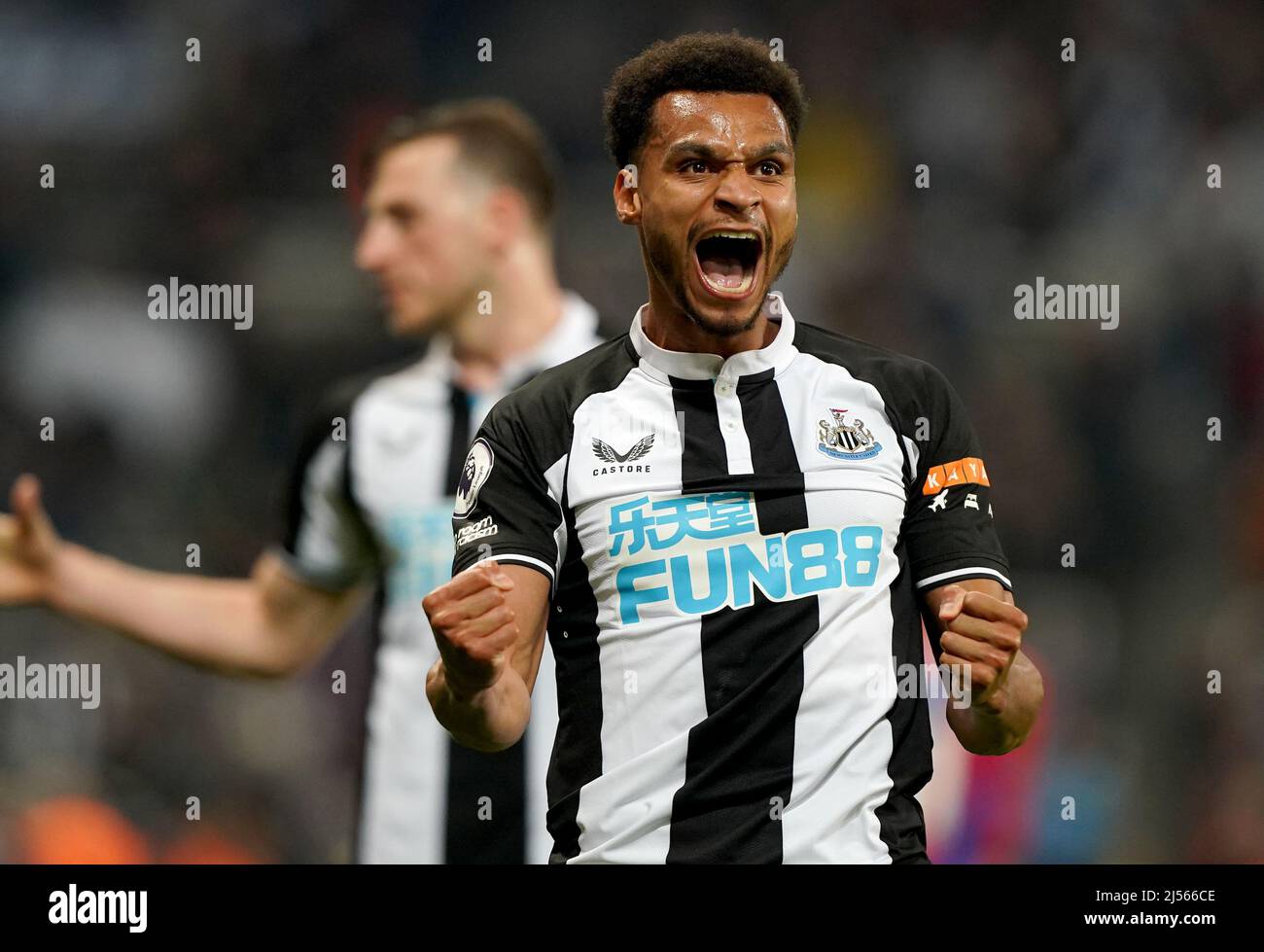 Newcastle United's Jacob Murphy celebrates at full time after the ...