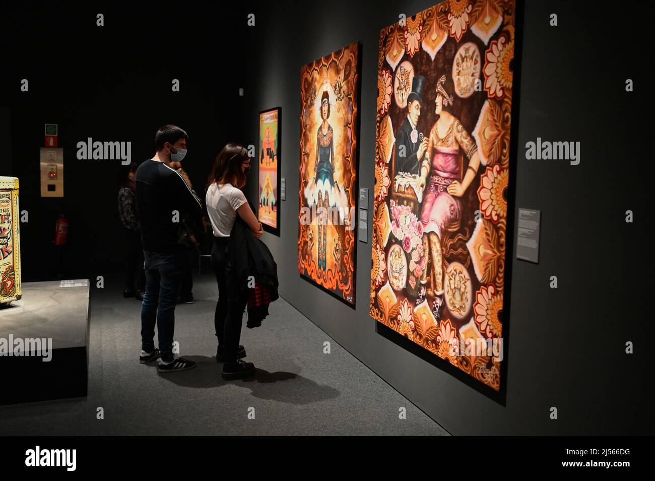 "Charlie Wagner tattooing his wife" by Titine K-Leu. "Tattoo. Art Under ...