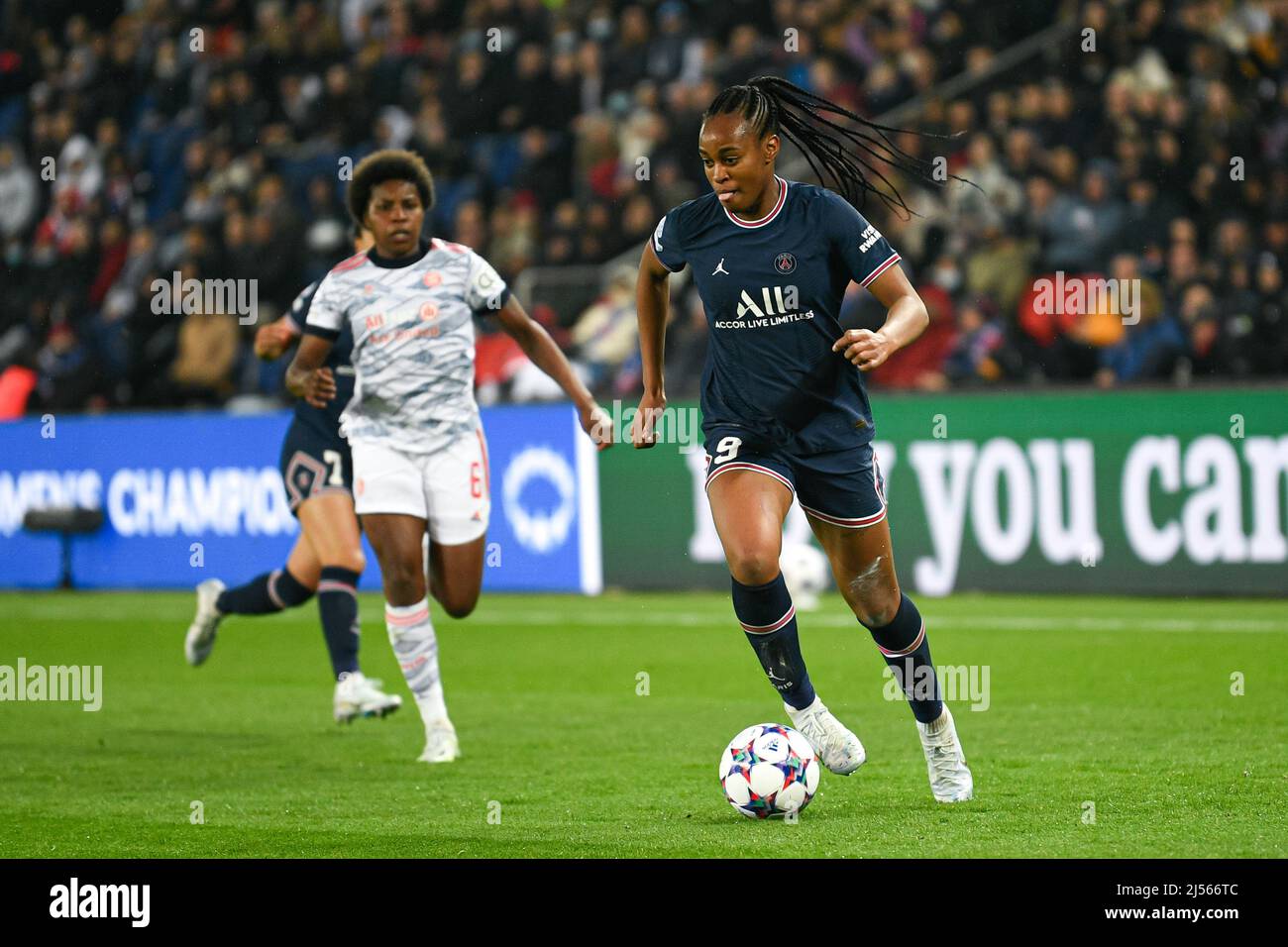 Marie-Antoinette Katoto of PSG during the UEFA Women's Champions League ...
