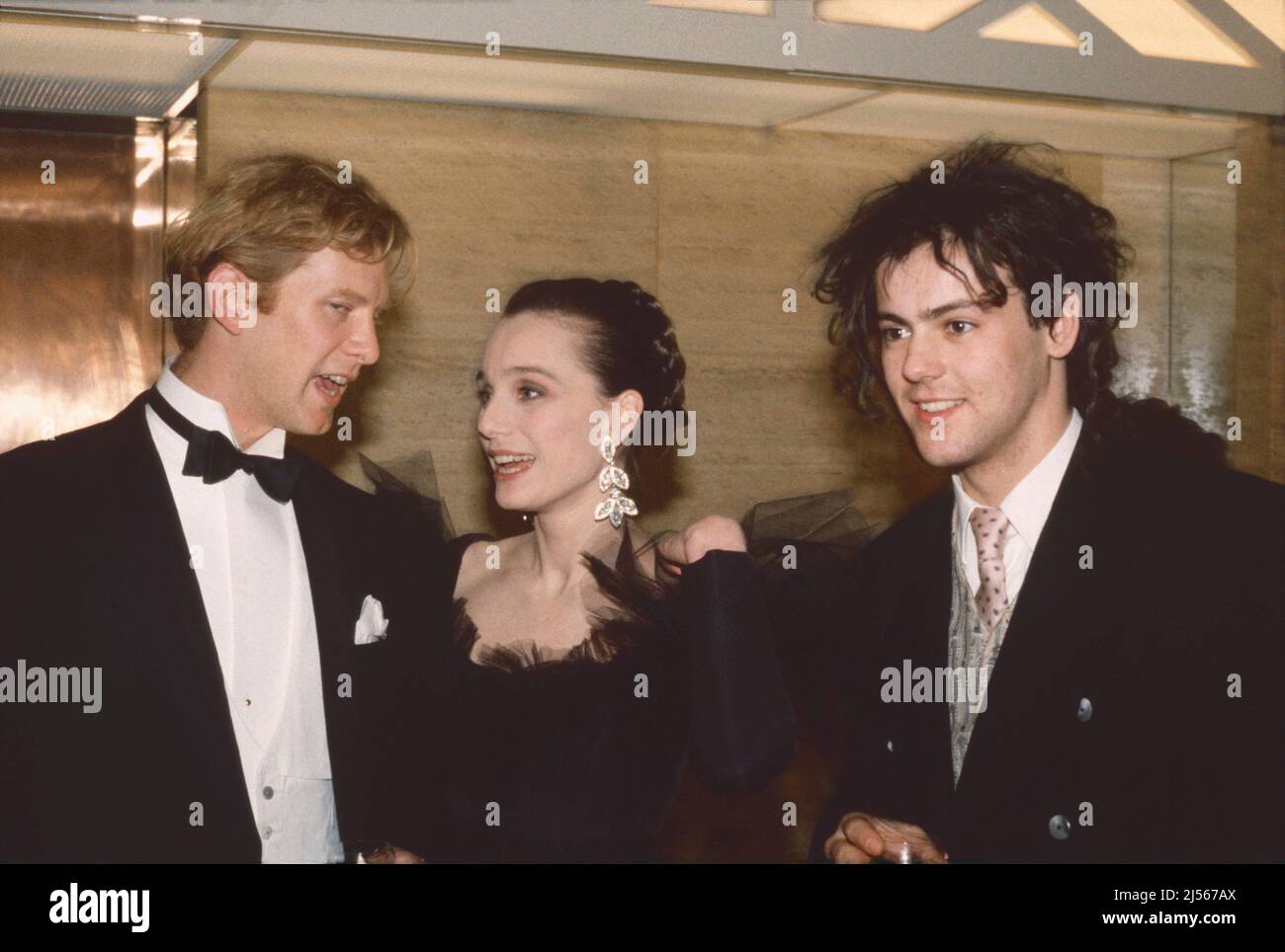 London, UK. LIBRARY. James Wilby, Kristen Scott Thomas and Rupert ...