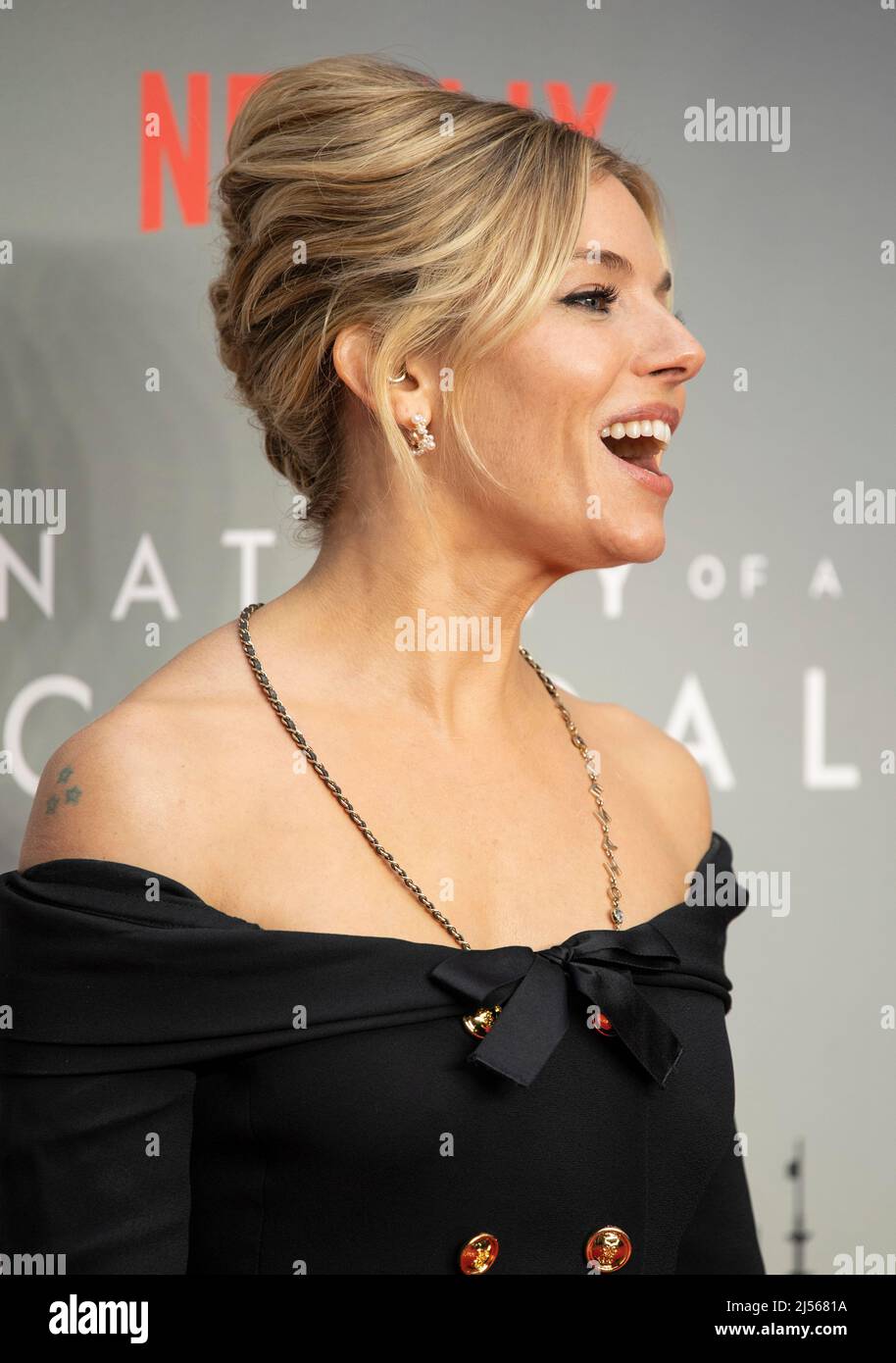London, UK. Sienna Miller at the World Premiere of Anatomy Of A Scandal ...