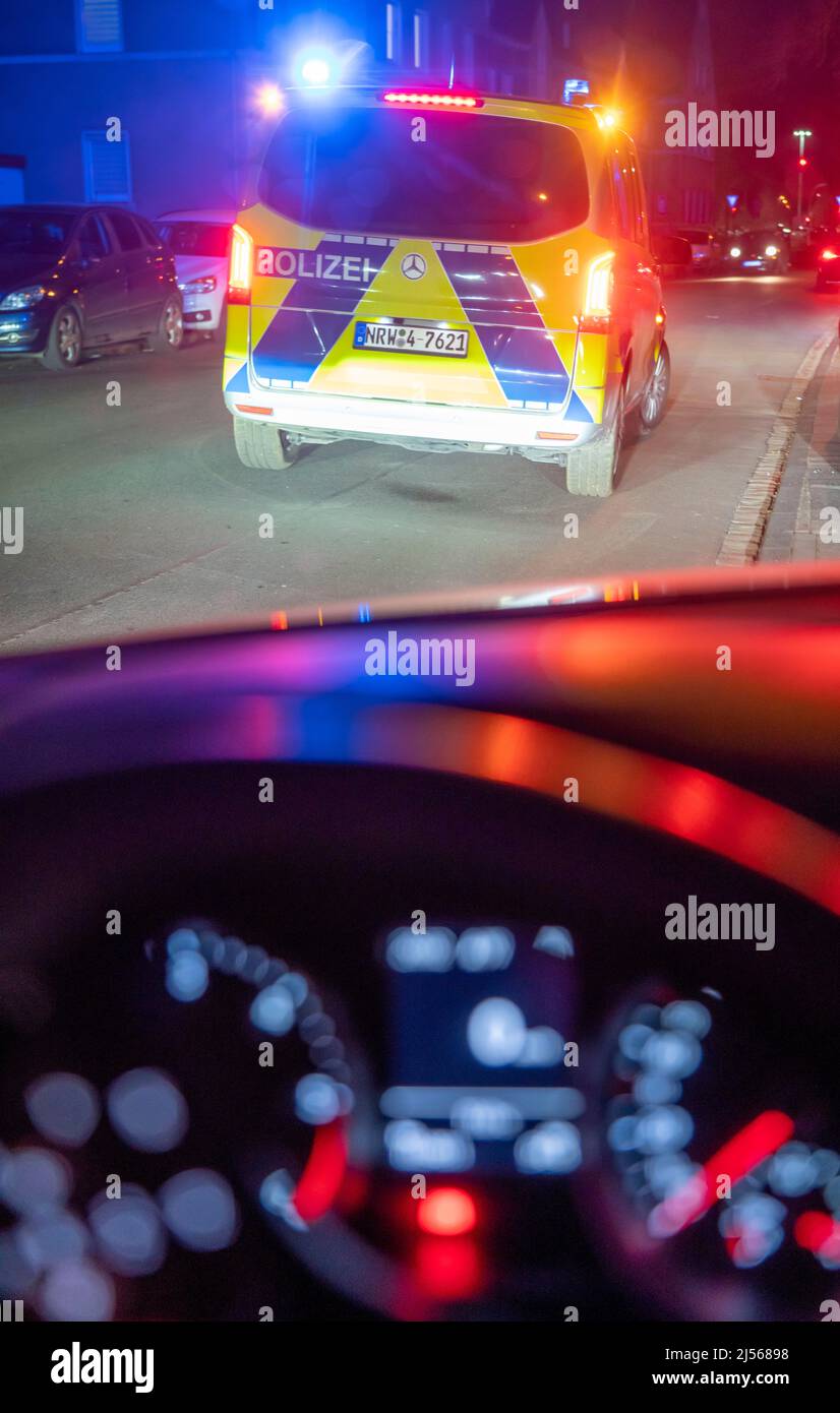 Police check, patrol car, car, NRW, Germany Stock Photo - Alamy