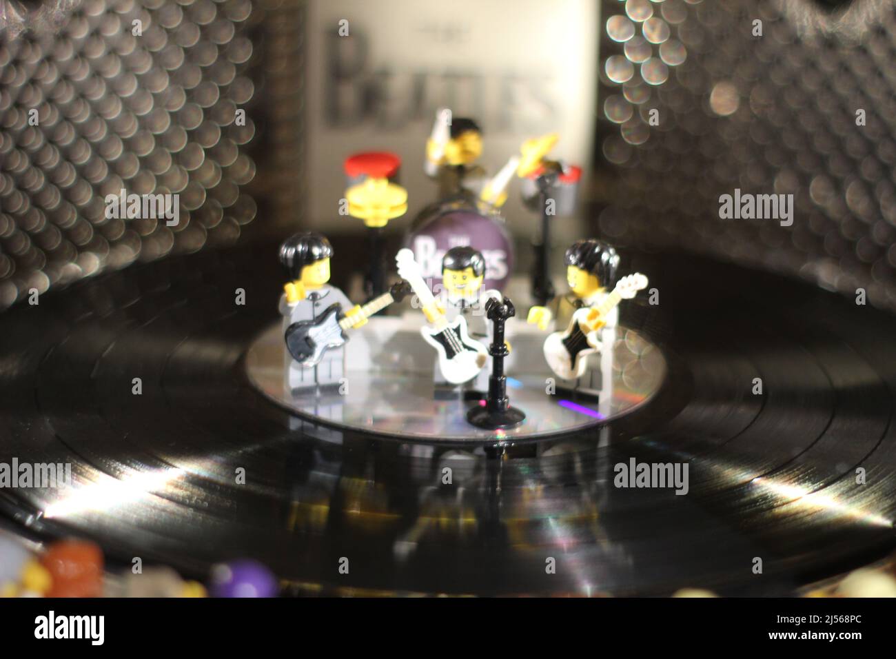 London.UK. One of the miniature art works by French born artist Samsofy ...