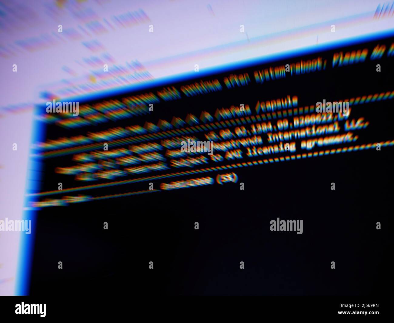 Multiple reflections computer hi-res stock photography and images - Alamy