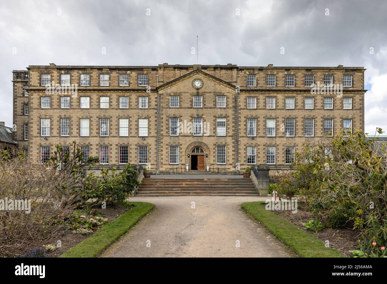The Victorian Gothic exterior of St Cuthbert's Chapel, Ushaw College ...