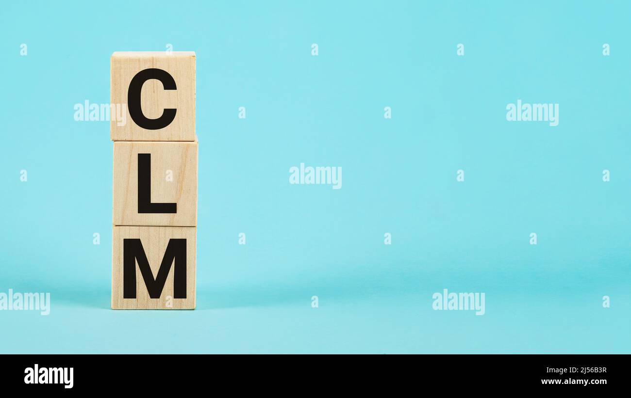 Business Acronym CLM as CAREER LIMITING MOVE Stock Photo - Alamy