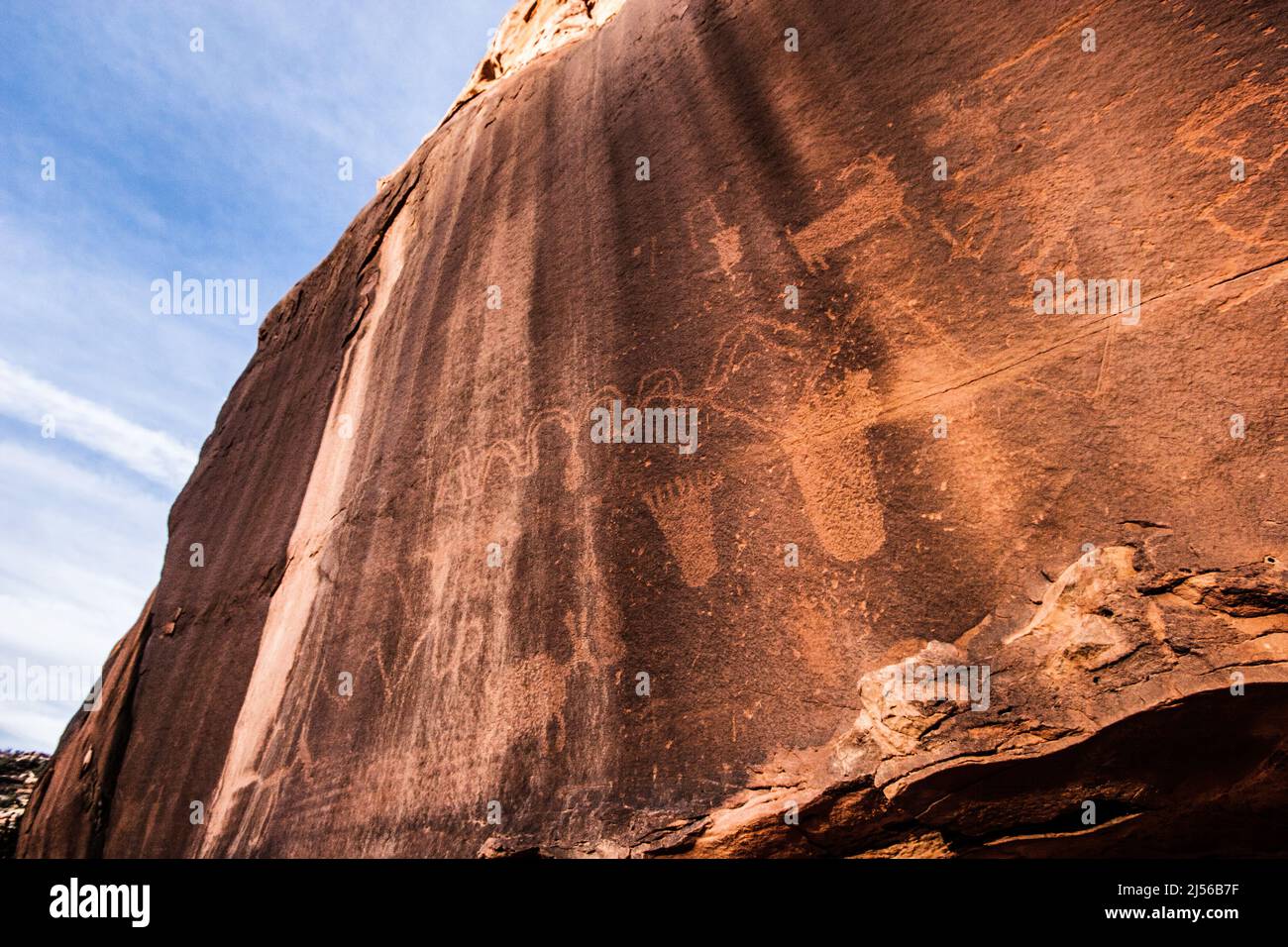 The Fremont Culture petroglyphs of Seven Mile Canyon near Moab, Utah ...